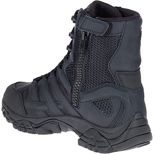 Merrell Men's Moab 2 8" Waterproof Military and Tactical Boot, Black, 14