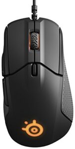 steelseries rival 310 gaming mouse - 12,000 cpi truemove3 optical sensor - split-trigger buttons - rgb lighting