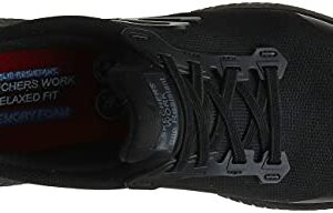 Skechers Women's Squad SR Food Service Shoe, Black, 9 Wide