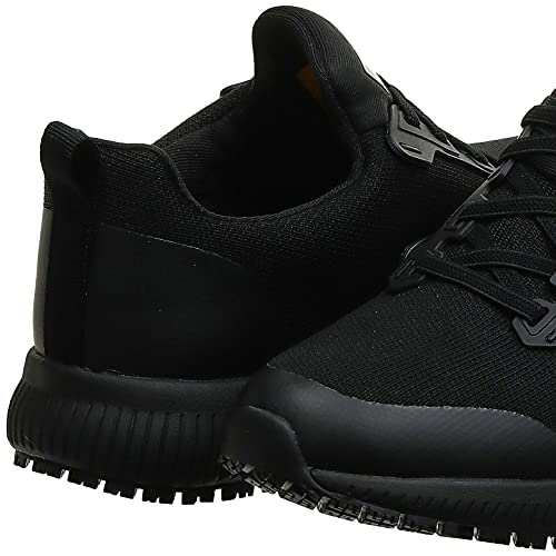 Skechers Women's Squad SR Food Service Shoe, Black, 9 Wide