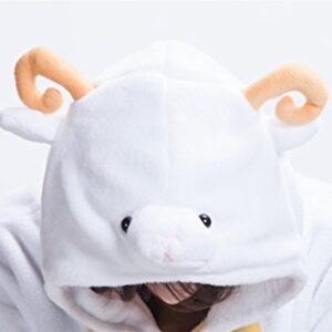 Adult Kigurumi Anime Cosplay Outfit Pajamas Romper Sheep L