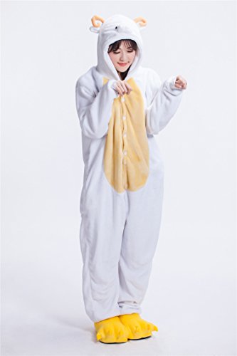 Adult Kigurumi Anime Cosplay Outfit Pajamas Romper Sheep L