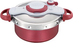 t-fal pressure cooker clipsominut duo 5.2l (red)【japan domestic genuine products】