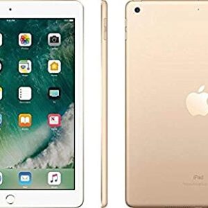 Apple iPad 9.7in with WiFi, 32GB 2017 Newest Model- Gold (Gold)(Renewed)