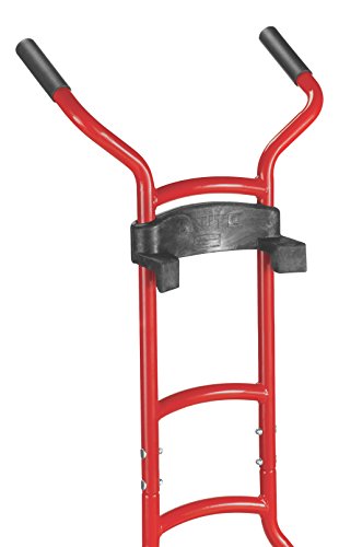 Rubbermaid Commercial Products Brute Construction and Landscape Dolly, 250-Pound Capacity, Red, Heavy Duty Dolly with Wheels