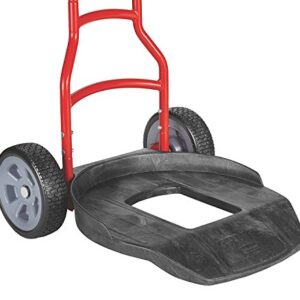 Rubbermaid Commercial Products Brute Construction and Landscape Dolly, 250-Pound Capacity, Red, Heavy Duty Dolly with Wheels