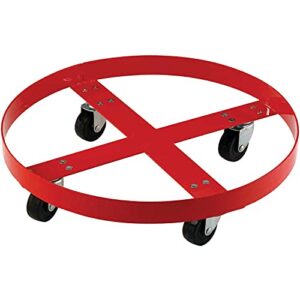 global industrial 1000 lb. capacity drum dolly for 55 gallon drum - steel wheels