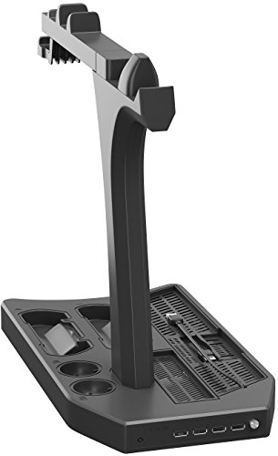 Skywin PSVR Stand Compatible with PS4 VR - PS4 Cooling Station and Charging Dock for Playstation VR Stand to Charge PS VR Controllers and Accessories