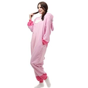 Superband Kigurumi Pink Stitch Costume Onesie Halloween Pajamas,M