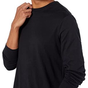 Amazon Essentials Men's Slim-Fit Long-Sleeve T-Shirt, Black, X-Large