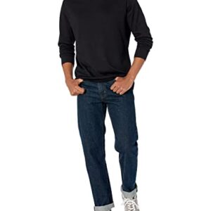 Amazon Essentials Men's Slim-Fit Long-Sleeve T-Shirt, Black, X-Large