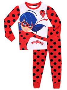 miraculous ladybug girls' lady bug pajamas 4 multicolored