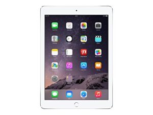 apple mglw2ll/a ipad air 2 9.7-inch retina display, 16gb, wi-fi (silver) (renewed)