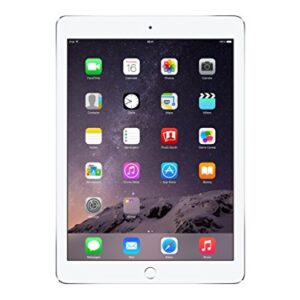 Apple MGLW2LL/A iPad Air 2 9.7-Inch Retina Display, 16GB, Wi-Fi (Silver) (Renewed)