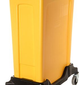 Carlisle FoodService Products TrimLine Plastic Dolly, 15-23 Gallons, Black