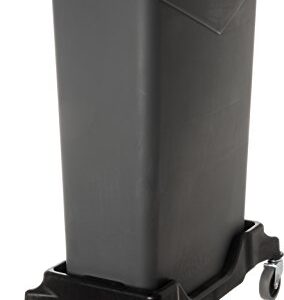 Carlisle FoodService Products TrimLine Plastic Dolly, 15-23 Gallons, Black