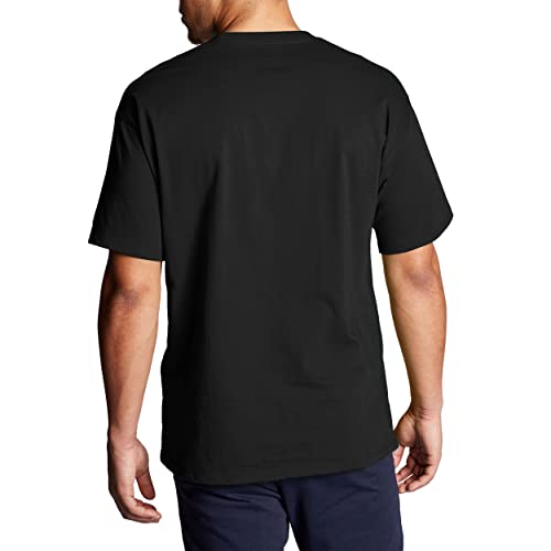 Champion mens Classic T-shirt, Classic Script T Shirt, Black-y06794, XX-Large US