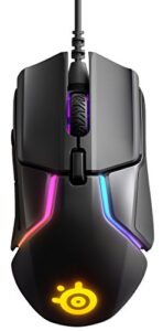 steelseries rival 600 gaming mouse - 12,000 cpi truemove3plus dual optical sensor - 0.5 lift-off distance - weight system - rgb lighting,black