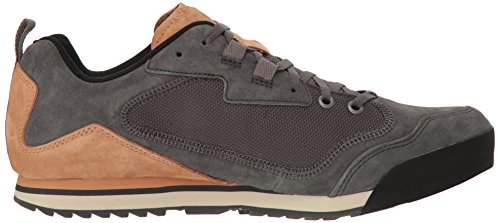 Merrell Men's Burnt Rock Travel Suede Hiking Shoe, Granite, 10 M US