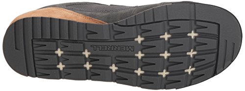 Merrell Men's Burnt Rock Travel Suede Hiking Shoe, Granite, 10 M US