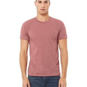 Bella + Canvas Unisex Heather CVC T-Shirt S HEATHER MAUVE