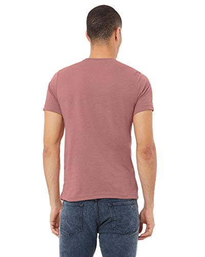 Bella + Canvas Unisex Heather CVC T-Shirt S HEATHER MAUVE