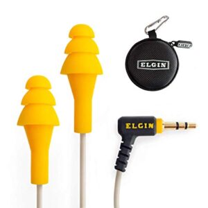 ruckus earplug earbuds | osha compliant noise reduction in-ear headphones : isolating ear plug earphones