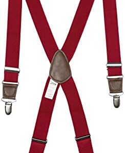 Chef Works Unisex Berkeley Apron Suspenders, Wine, One Size