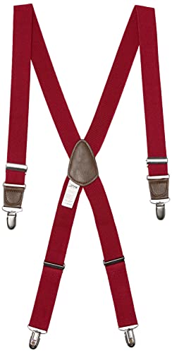 Chef Works Unisex Berkeley Apron Suspenders, Wine, One Size