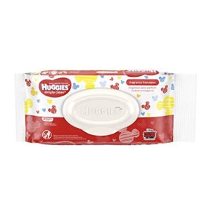 huggies simply clean, fragrance-free baby wipes, 24 sheets