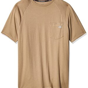 Dickies Men's Short Sleeve Performance Cooling Tee, Desert Sand, XL