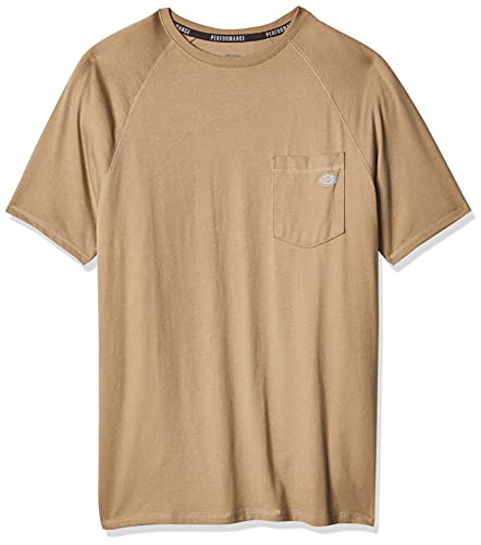 Dickies Men's Short Sleeve Performance Cooling Tee, Desert Sand, XL