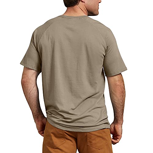 Dickies Men's Short Sleeve Performance Cooling Tee, Desert Sand, XL