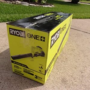 Ryobi ONE+ 90 MPH 200 CFM 18-Volt Lithium-Ion Heavy Duty Durable Cordless Leaf Blower - 2.0 Ah Battery and Charger Included, Compact, Lightweight Design Ideal For Use On Hard Surfaces