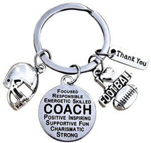 kit's kiss football coach keychain football coach gift football keychain football player football lover i love football football helmet key ring football gift