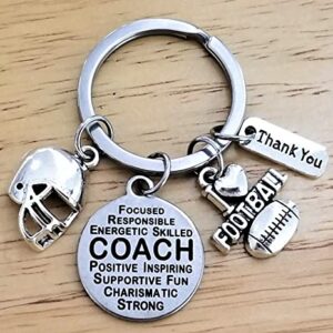 Kit's Kiss Football Coach Keychain Football Coach Gift Football Keychain Football Player Football Lover I Love Football Football Helmet Key Ring Football Gift