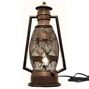 BestGiftEver Electric Metal Deer Lantern Night Light