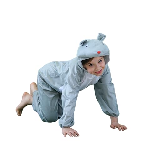 Kids Animal Costumes Boys Girls Unisex Fancy Dress Outfit Cosplay Children Onesies M (for Kids 35.5" - 41.5" Tall), Mouse