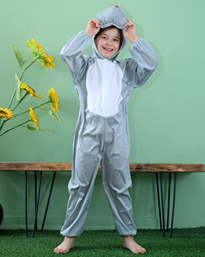 Kids Animal Costumes Boys Girls Unisex Fancy Dress Outfit Cosplay Children Onesies M (for Kids 35.5" - 41.5" Tall), Mouse