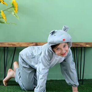 Kids Animal Costumes Boys Girls Unisex Fancy Dress Outfit Cosplay Children Onesies M (for Kids 35.5" - 41.5" Tall), Mouse