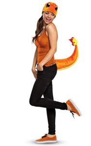 disguise unisex adult pokemon charmander accessory kit costume accessories, orange, size us