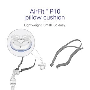 ResMed Nasal Pillow for AirFit P10 - Features Dual-Wall Technology - Single Pair, Large