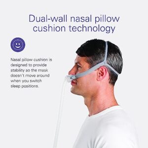 ResMed Nasal Pillow for AirFit P10 - Features Dual-Wall Technology - Single Pair, Large