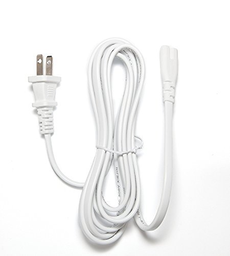 Omnihil (White) 5 Feet AC Power Cord Compatible with SONOS SUB Wireless Subwoofer