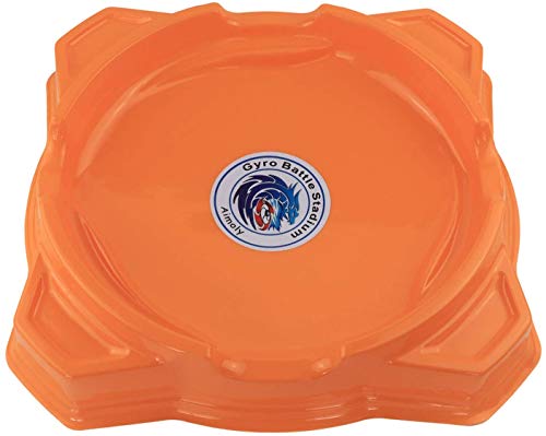 Aimoly Bey Stadium Battle Arena for Beyblade Burst Battling Tops Game (Orange)