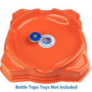 Aimoly Bey Stadium Battle Arena for Beyblade Burst Battling Tops Game (Orange)