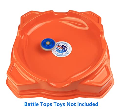 Aimoly Bey Stadium Battle Arena for Beyblade Burst Battling Tops Game (Orange)