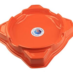 Aimoly Bey Stadium Battle Arena for Beyblade Burst Battling Tops Game (Orange)