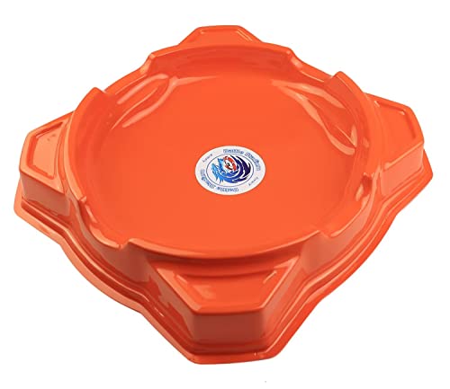 Aimoly Bey Stadium Battle Arena for Beyblade Burst Battling Tops Game (Orange)