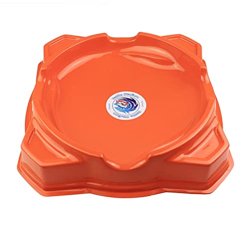 Aimoly Bey Stadium Battle Arena for Beyblade Burst Battling Tops Game (Orange)